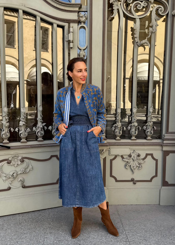 Midi-Jeanskleid 'Paris' | Nicole Mohrmann - NicoleMohrmann.com